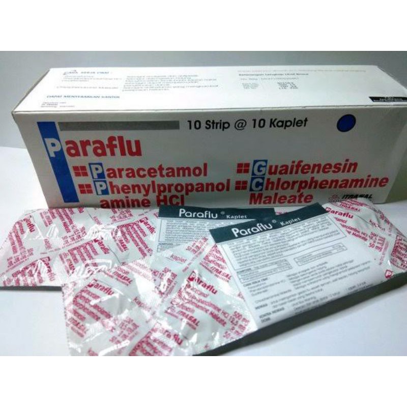 Jual PARAFLU KAPLET (10 kaplet) | Shopee Indonesia
