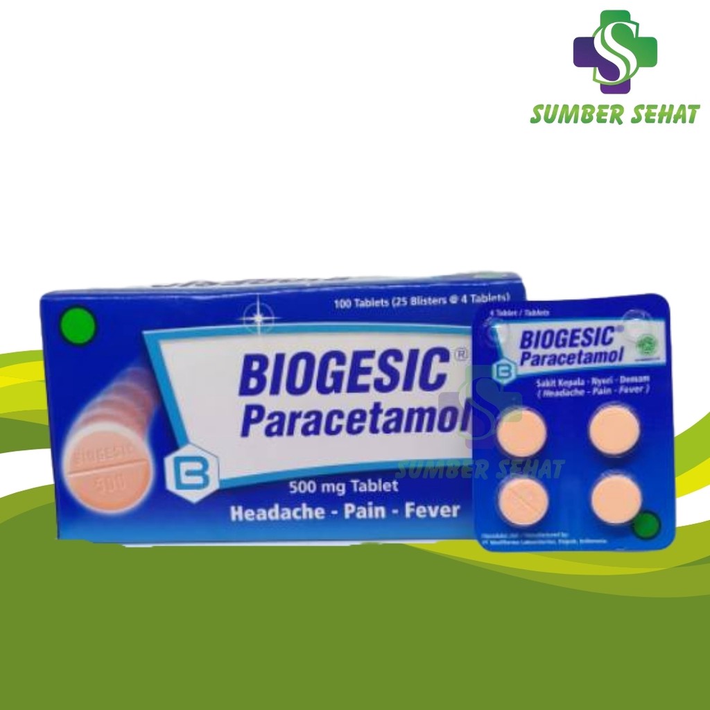 Jual BIOGESIC BOX 100 TABLET | Shopee Indonesia