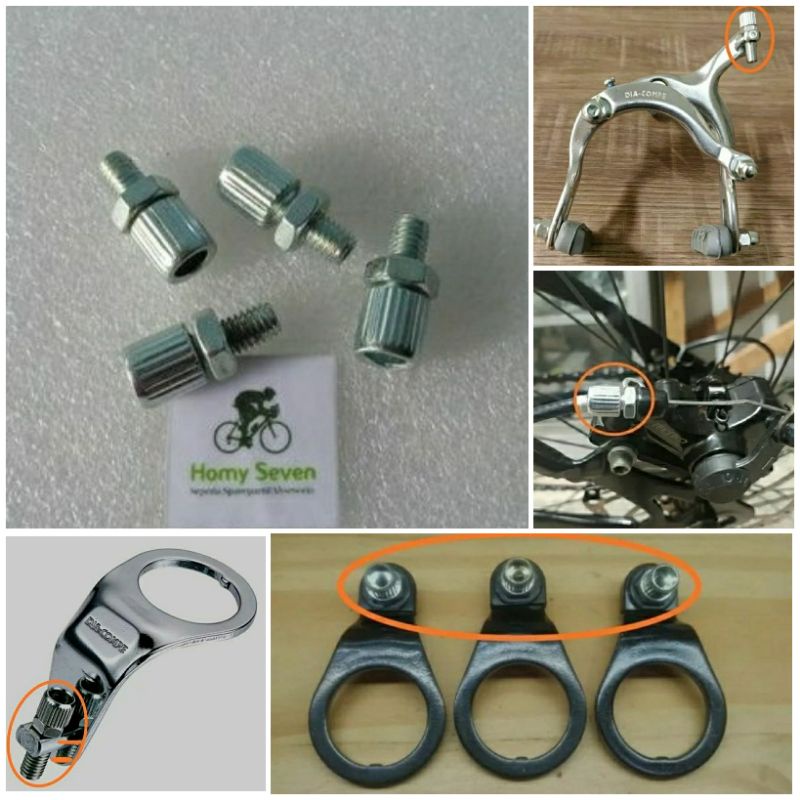 Jual Baut setelan rem sepeda/stopper brake/Adjuster bolt U brake and ...