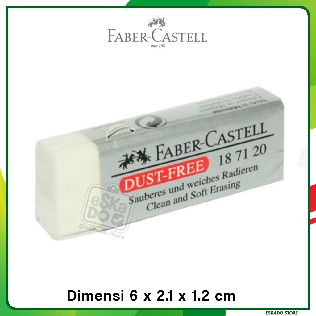 Jual Penghapus Faber Castell Putih Besar / Eraser Big White Faber ...