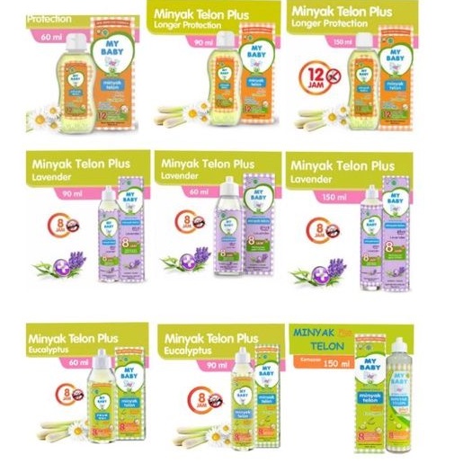 Jual My Baby Minyak Telon Plus Lavender - MyBaby Telon Oil Plus Longer ...
