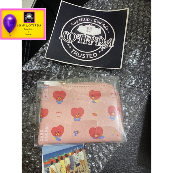 Jual BT21 CARD POCKET OFFICIAL FROM LINE FRIENDS KOREA | Shopee Indonesia