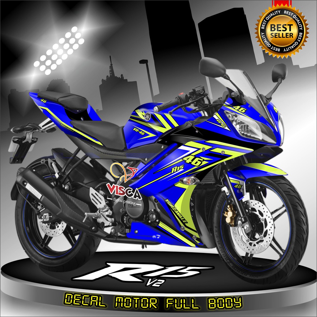 Jual Decal R15 V2 Full Body Stiker R15 V2 Full Body Dekal R15 V2 Vr46 ...