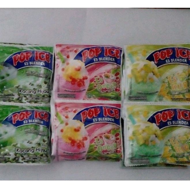 Jual Minuman Pop Ice aneka rasa es renteng @25gr | Shopee Indonesia