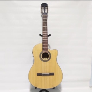 Jual Gitar akustik klasik nylon elektrik COWBOY CGC 100 NA NS ORIGINAL Tuner | Shopee Indonesia
