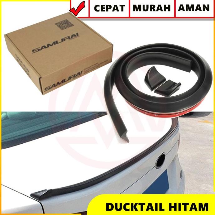 Jual DUCKTAIL HITAM TRUNK REAR SPOILER UNIVERSAL 1.5 METER DUCK TAIL ...