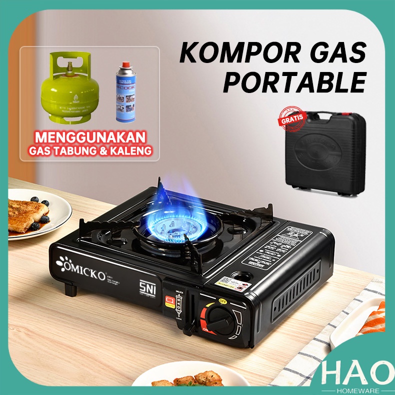 Jual Kompor Gas Portable 2 In 1/ Kompor Portable / Tungku Gas | Shopee ...