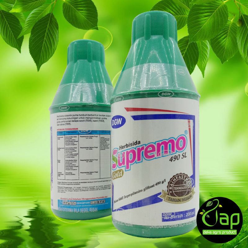 Jual HERBISIDA SUPREMO 490SL 200ML | Shopee Indonesia