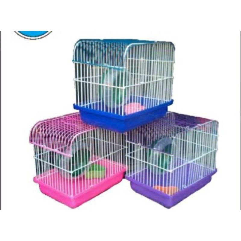 Jual kandang hamster + bonus makanan hamster | Shopee Indonesia