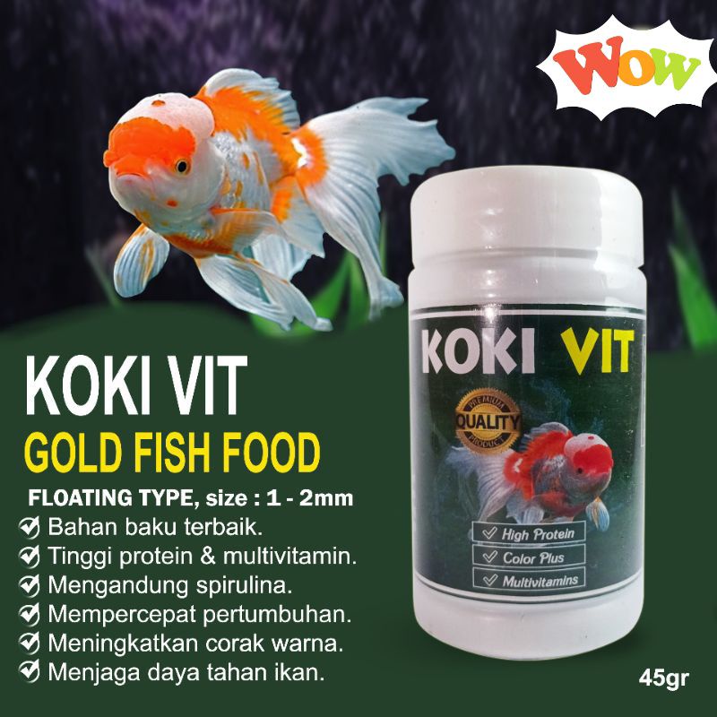 Jual Pelet pakan ikan mas koki pelet ikan hias mas koki gold fish ...