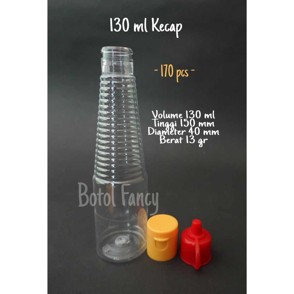 Jual Botol Kecap 130ml / Botol Kecap Plastik / Botol Plastik [170 pcs] | Shopee Indonesia