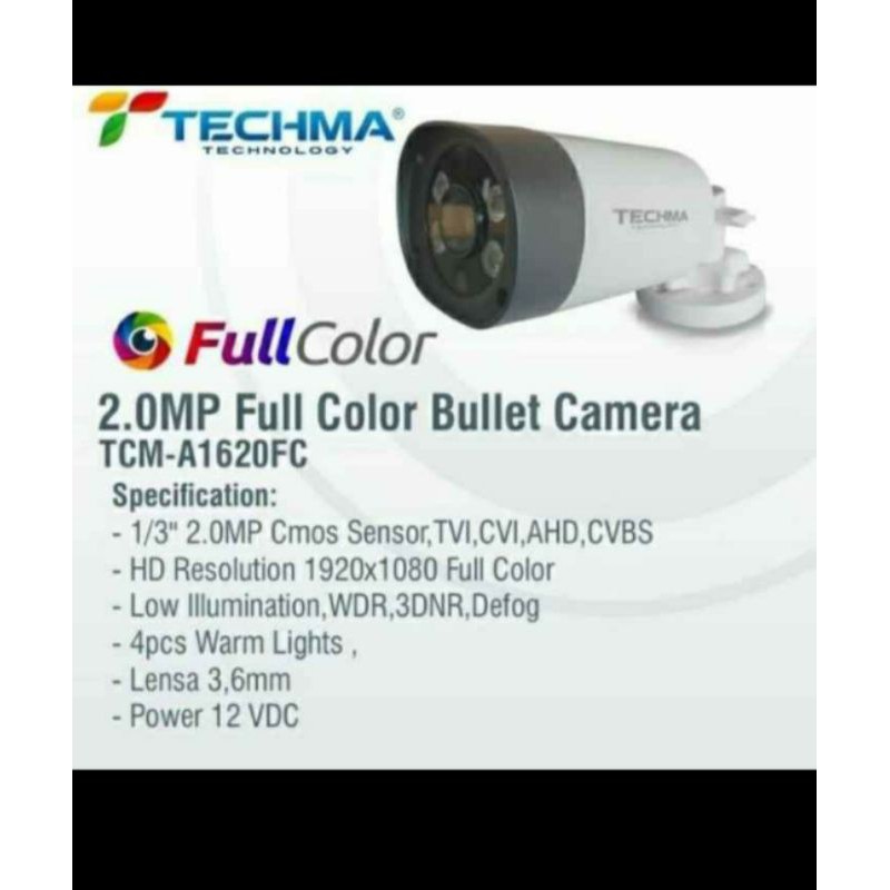Jual Cctv techma colorvu outdoor | Shopee Indonesia