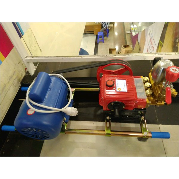 Jual Mesin Cuci Steam Dinamo Modern 1 PK dan Pompa Sanchin 20 Lengkap | Shopee Indonesia