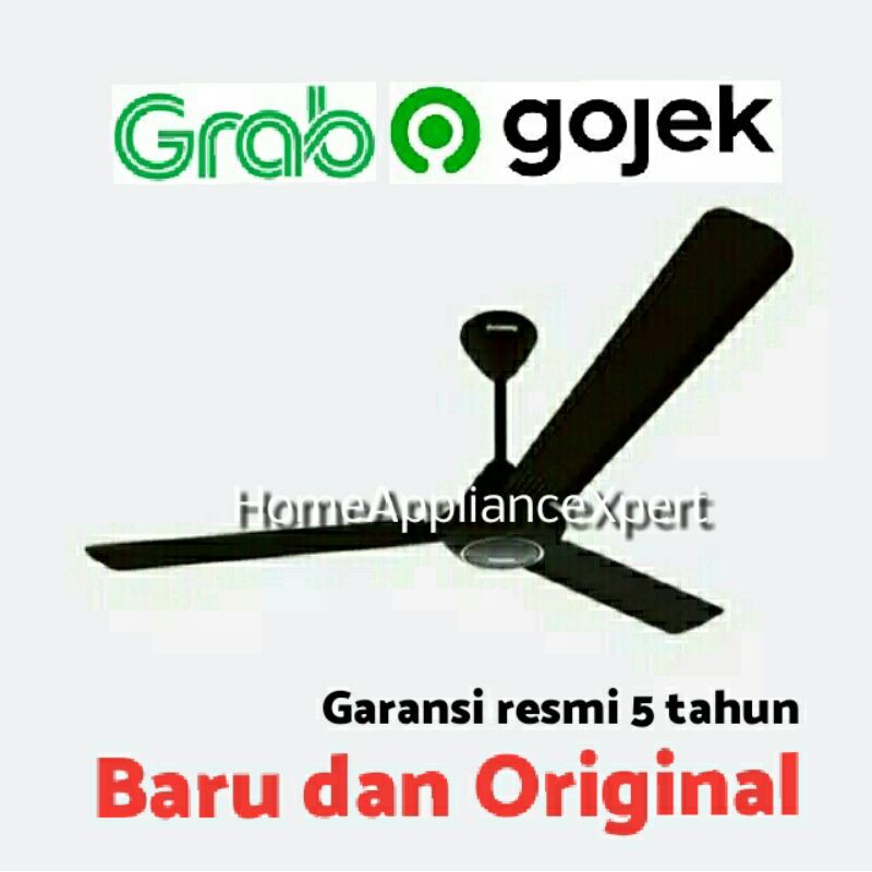 Jual Panasonic Ceiling Fan Hitam EY1511 Black Plafond Kipas Angin 60 ...