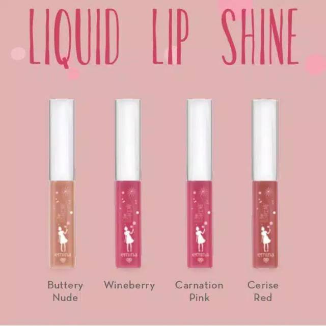 Jual Emina Liquid Lip Shine / lipstick glossy / lipgloss emina | Shopee ...