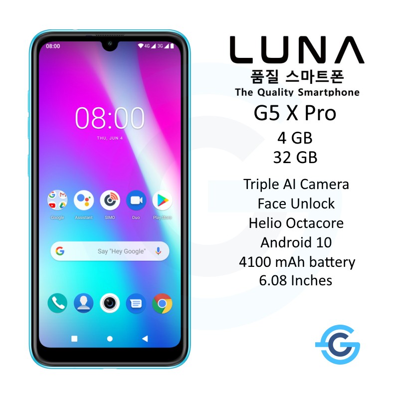 Jual Luna G5 X Pro 4/32 GB 4GB 32GB Garansi Resmi Indonesia | Shopee ...