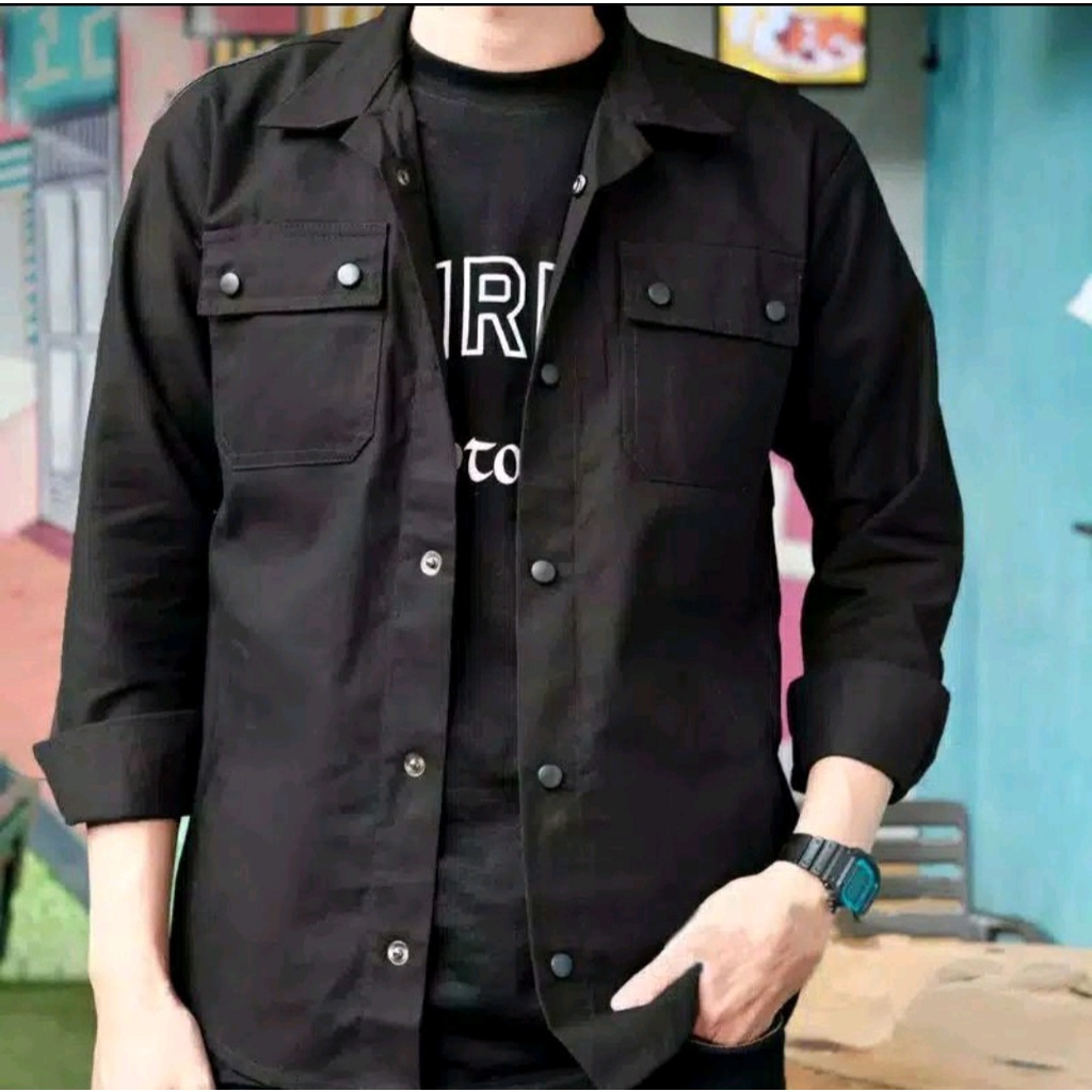 Jual JAKET SEMI PARKA SIZE LENGKAP M-3XL BAHAN TEBAL ADEM SAAT DIPAKAI ...