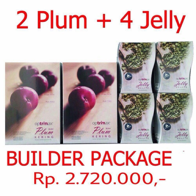 Jual Mix Builder Package (2 box plum + 4 box jelly) | Shopee Indonesia