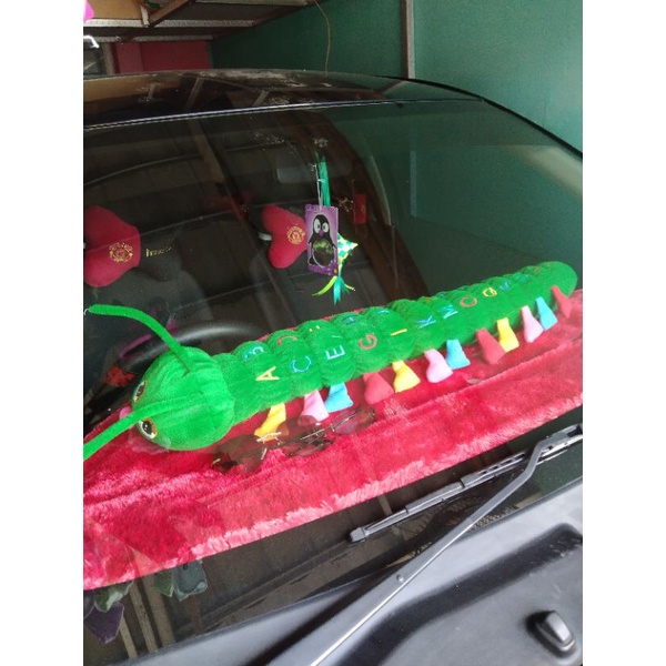 Jual BONEKA ULAT ULIL JUMBO BESAR HIASAN DINDING DASHBOARD MOBIL KACA ...