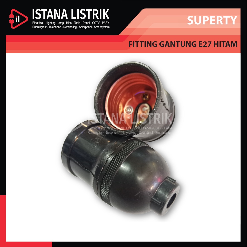 Jual FITTING LAMPU / FITTING GANTUNG MERK SUPERTY | Shopee Indonesia
