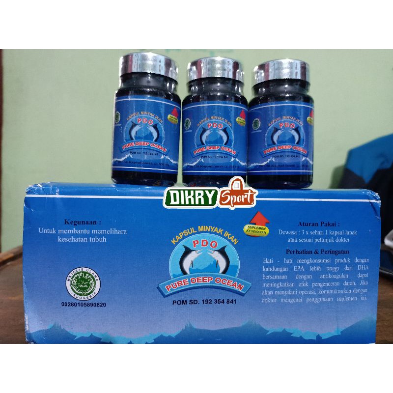 Jual MINYAK IKAN PDO PURE DEEP OCEAN ORIGINAL | Shopee Indonesia