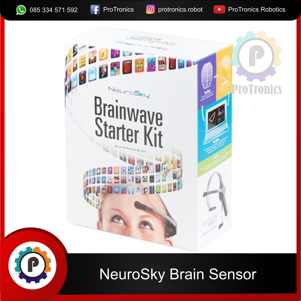 Jual Brain Sensor NeuroSky MindWave Mobile 2 Brainwave Starter Kit ...