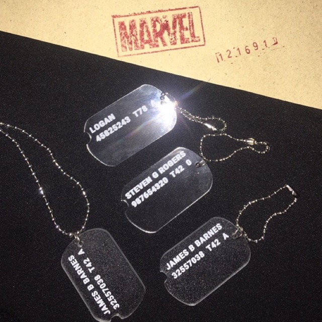 Jual DOG TAG MARVEL AVENGERS X-MAN CAPTAIN AMERICA WINTER SOLDIER ...