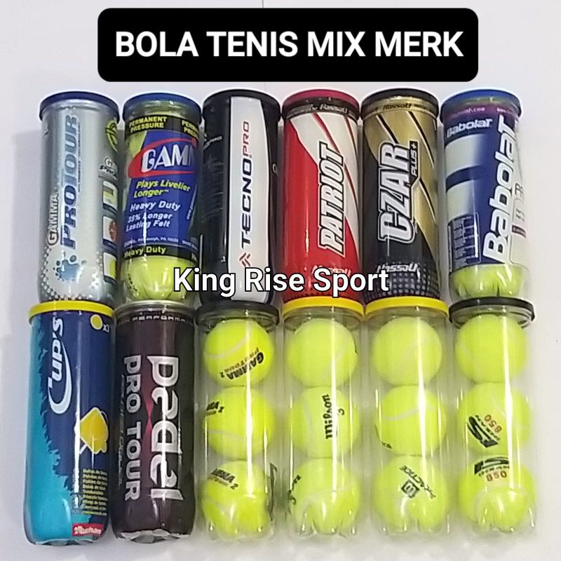 Jual Bola Tenis/ Tennis Ball Mix Merk ( Sisa Eksport ) - Bola Baru ...