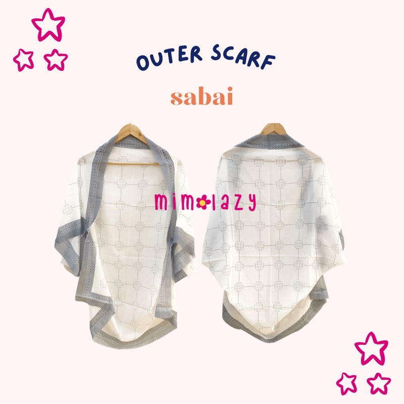 Jual outer scarf sabai | Shopee Indonesia
