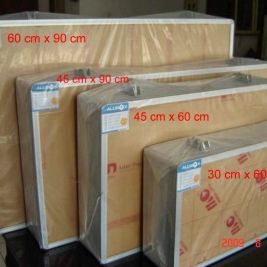 Jual NEONBOX - NEON BOX POLOS rangka Aluminium ukuran 90cm x 60cm ...