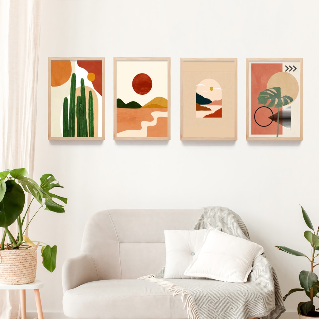 Jual Pajangan Dekorasi Dinding Frame Kayu Hiasan Kamar Rumah Wall Decor ...
