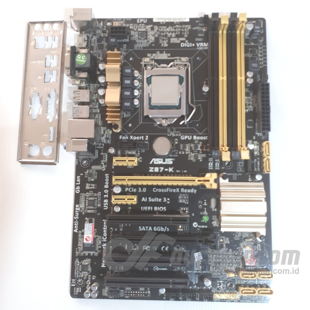 Jual Motherboard Asus Z87-K dan Processor I7-4770K Gaming | Shopee ...