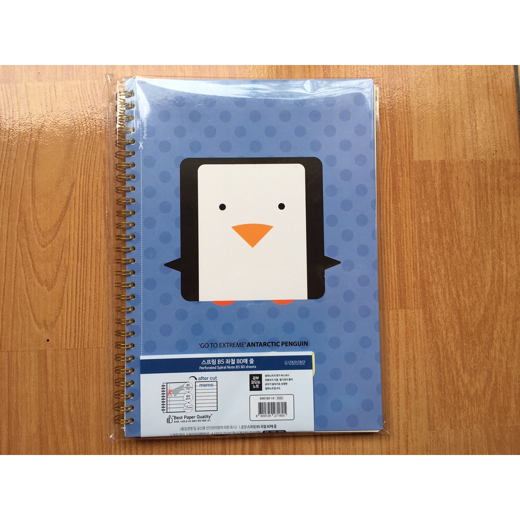 Jual Buku Notebook OXFORD Pingu Spiral B5 80's (Biru DR01B5-19 ...