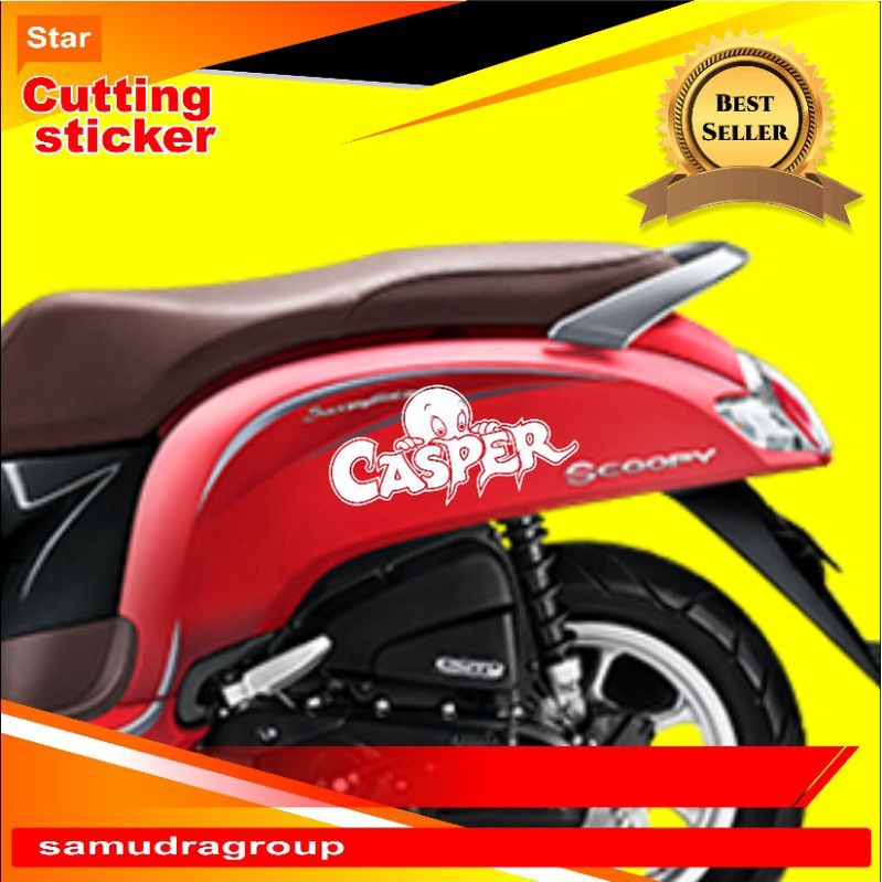 Jual Cutting sticker casper variasi kaca mobil body motor scoopy vespa ...