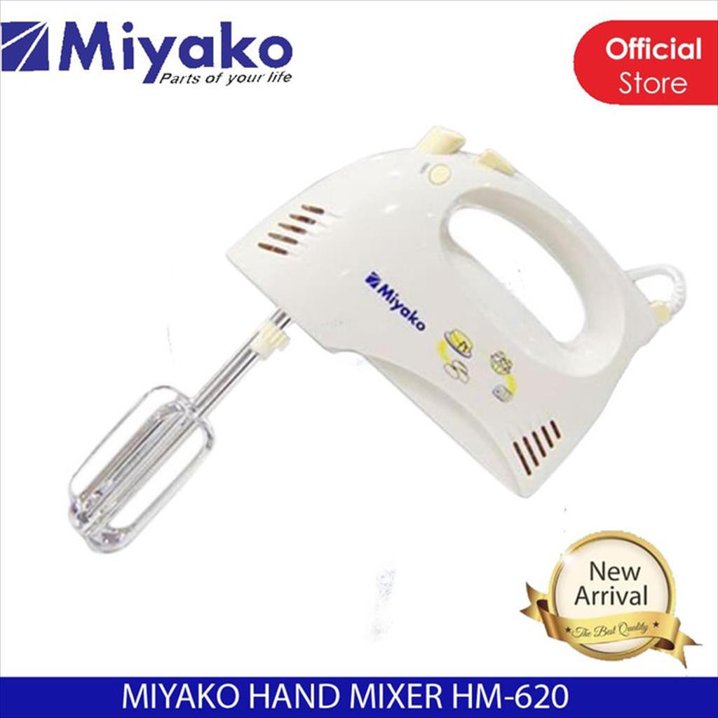Jual Miyako Hand Mixer HM620 / HM-620 / HM 620 [5 speed] - 100% ORI ...