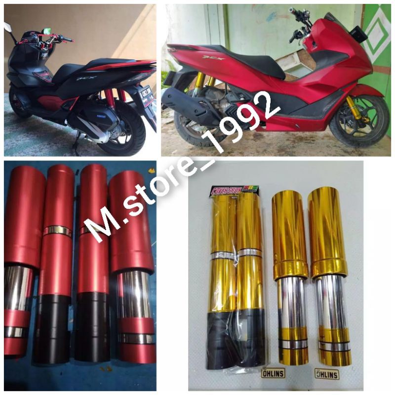 Jual Cover shock honda PCX new 160 , cover shock pcx 160 | Shopee Indonesia