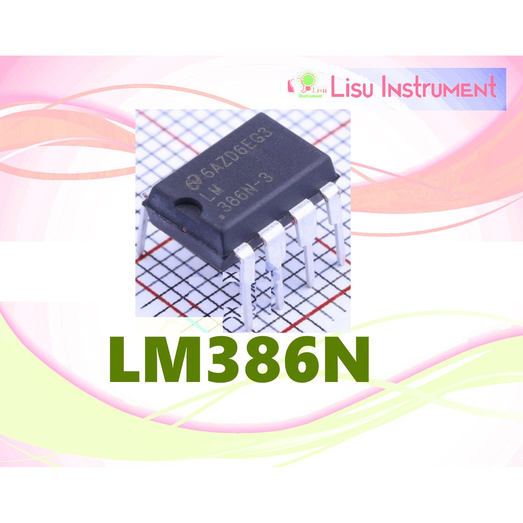 Jual LM386 386N LM386L Low Voltage Audio Power Amplifier DIP-8 | Shopee Indonesia