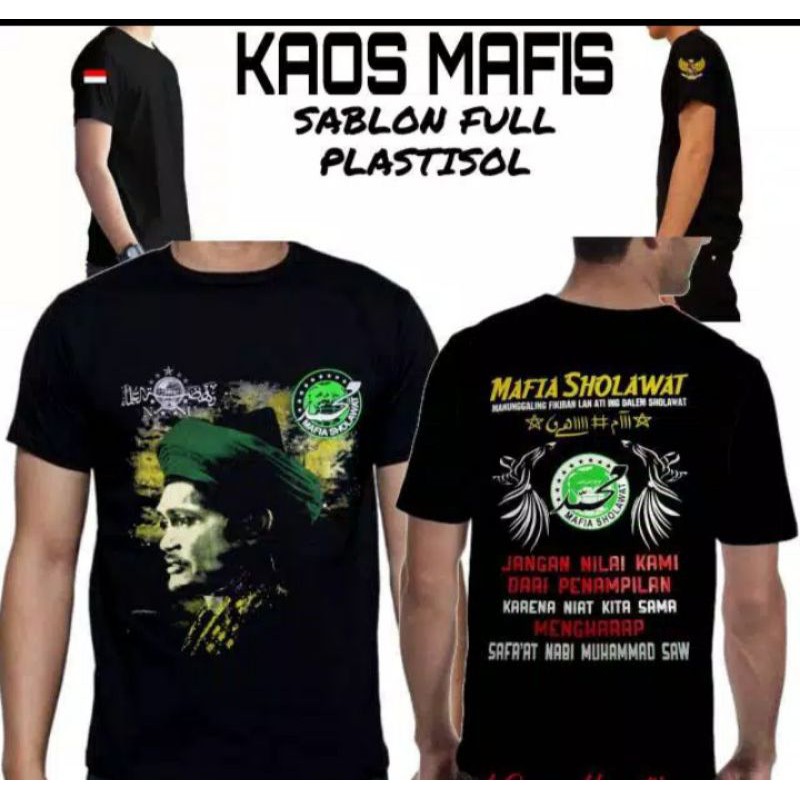 Jual KAOS MAFIS CINTA SHOLAWAT | Shopee Indonesia