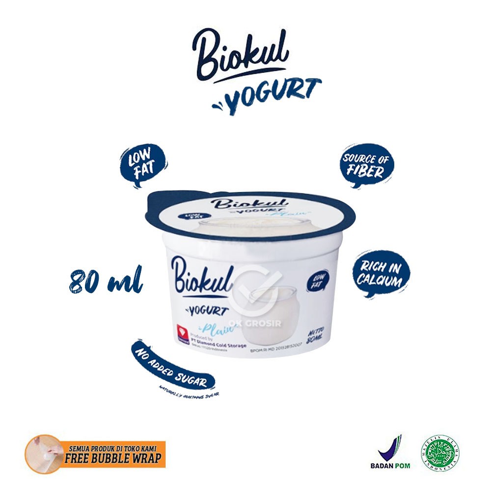Jual Biokul Yogurt Stirred / Biokul To go Aneka Rasa 80 ml (KHUSUS ...