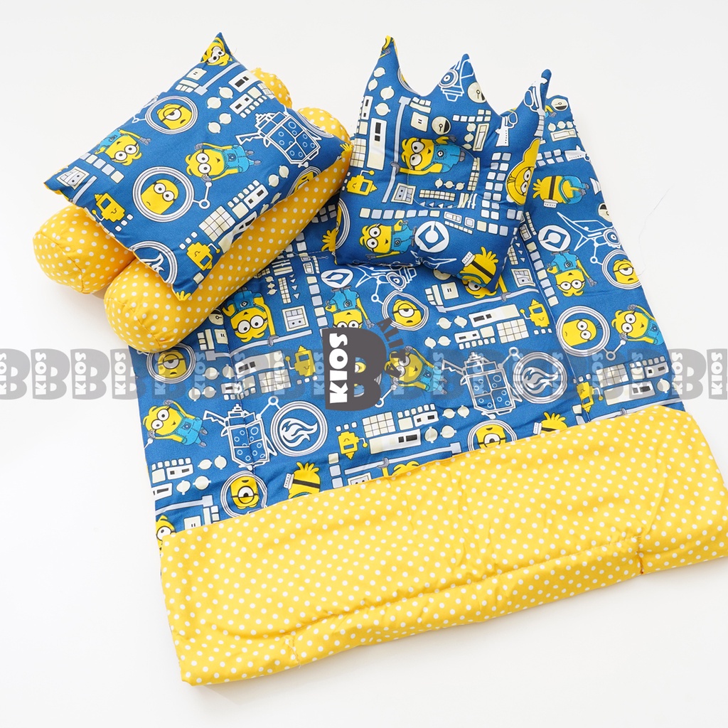 Jual Bed Cover Set Lengkap (Bedcover, Bantal Guling Bayi, Bantal Crown ...