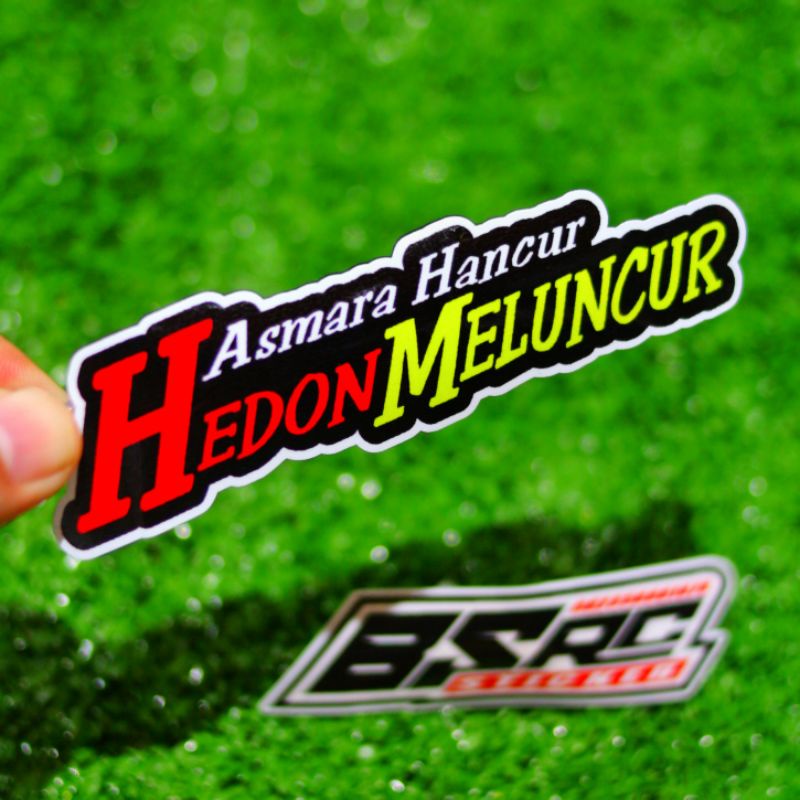 Jual sticker asmara hancur hedon meluncur / sticker viral | Shopee ...