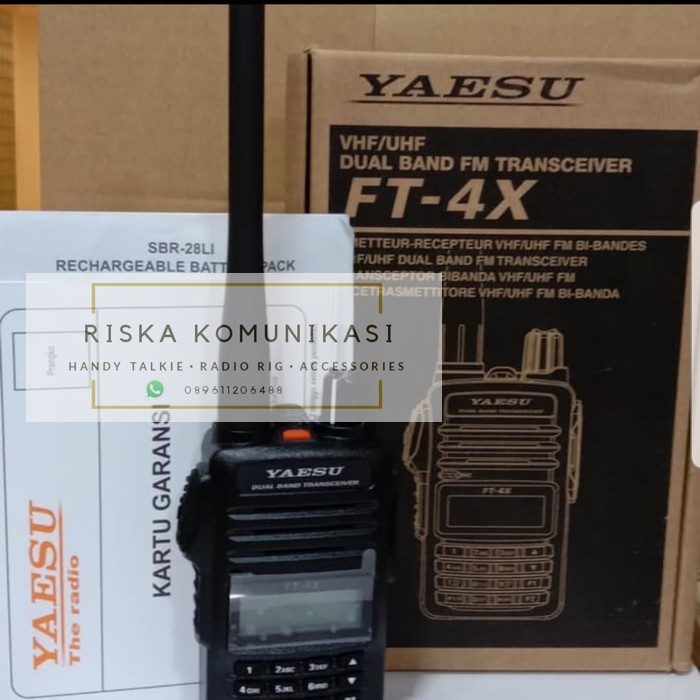 Jual HT YAESU FT-4X DUAL BAND GARANSI YAESU FT 4X | Shopee Indonesia