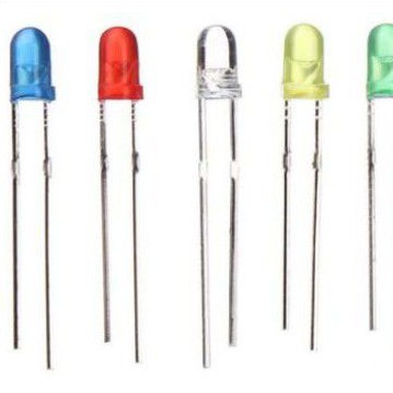 Jual LED per 10pcs F3 3MM merah kuning hijau putih pilih varian ...