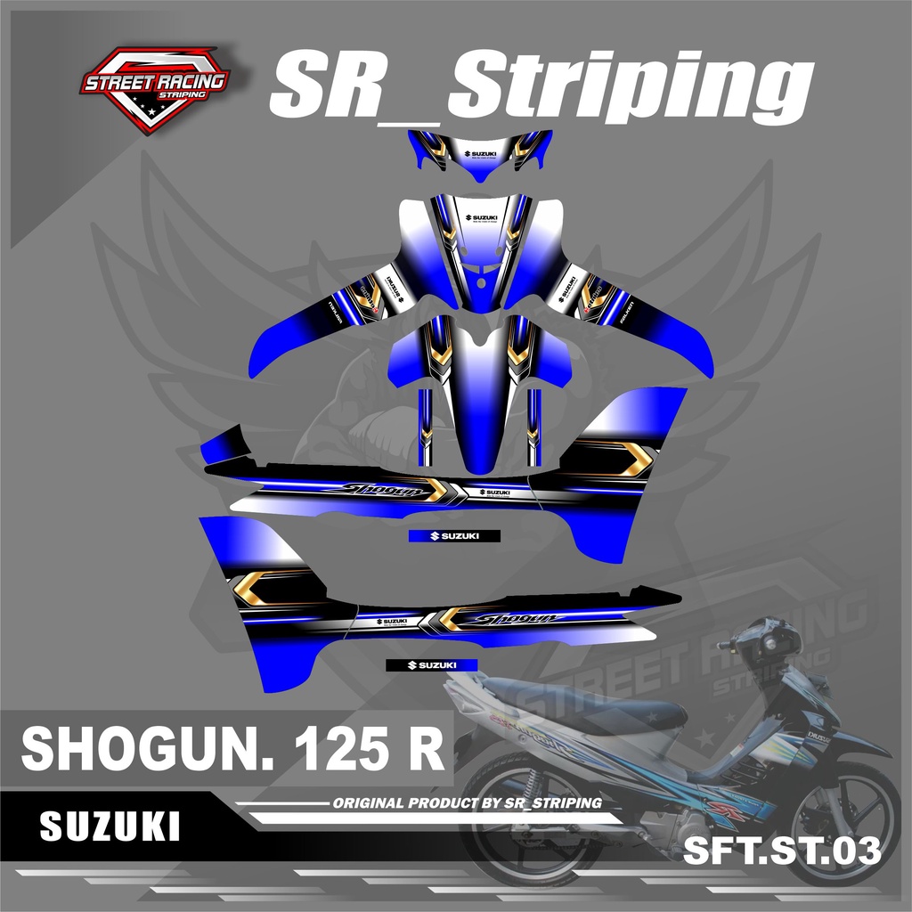Jual Sticker Decal Full Body Shogun 125 R - Sticker Decal SHOGUN 125 R ...