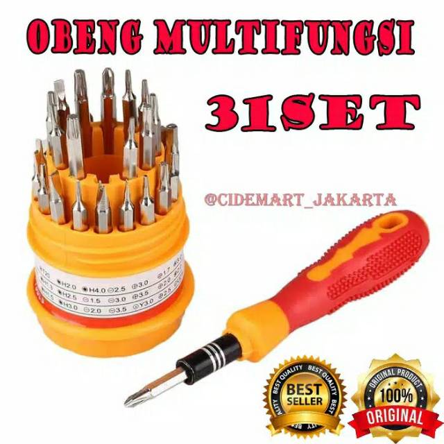 Jual Serbaguna Obeng Set 31in1 multifungsi | Shopee Indonesia