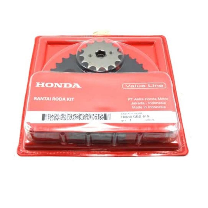 Jual GEAR SET / GIR SET / GERSET / RANTAI RODA SET GRAND ( ORIGINAL AHM ...