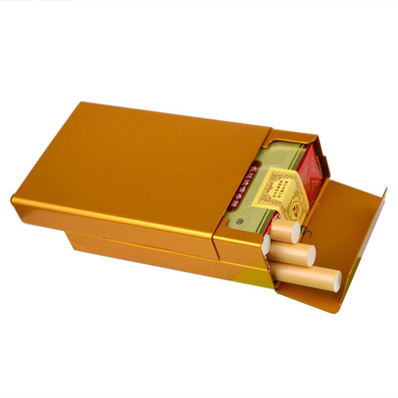 Jual Kotak Rokok Bungkus Rokok Almunium Slider Cigarette Case | Shopee ...