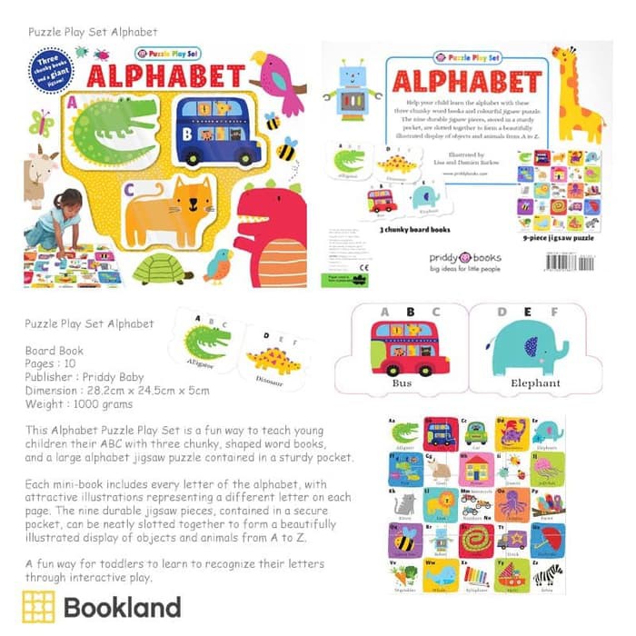 Jual Alphabet puzzle Play Set (Priddy Books) | Shopee Indonesia