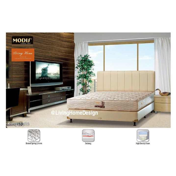 Jual Kasur New Kingstone Springbed Modis Matras Mattress 100 120 160 180 200 | Shopee Indonesia