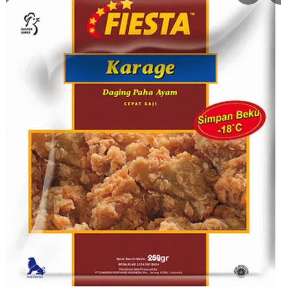 Jual FIESTA Chicken Karage 250gr | Daging Paha Ayam | Frozen Food ...